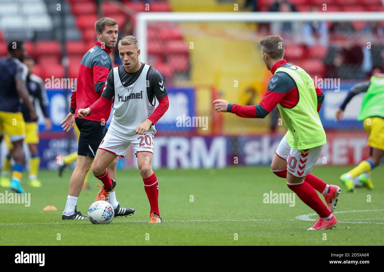 Charlton Athletic's Chris Solly Stock Photo - Alamy