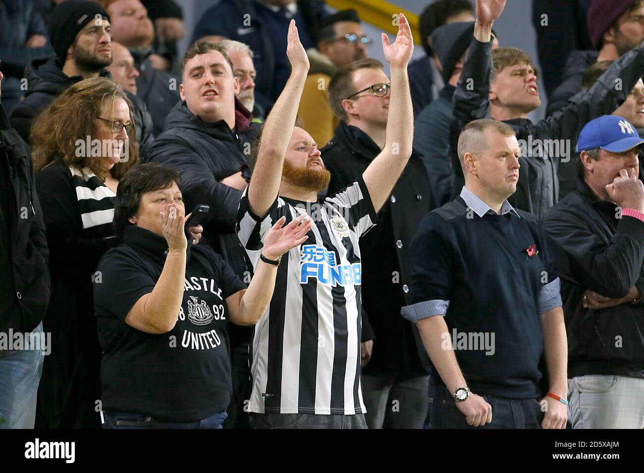 Newcastle fans burnley hi-res stock photography and images - Alamy