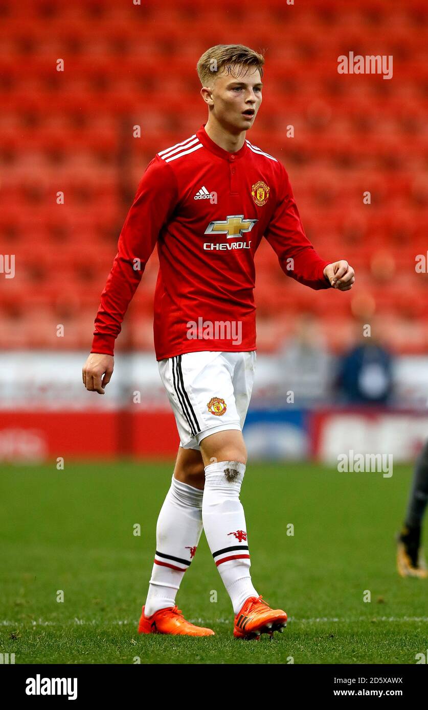 Manchester United's George Turner Stock Photo - Alamy