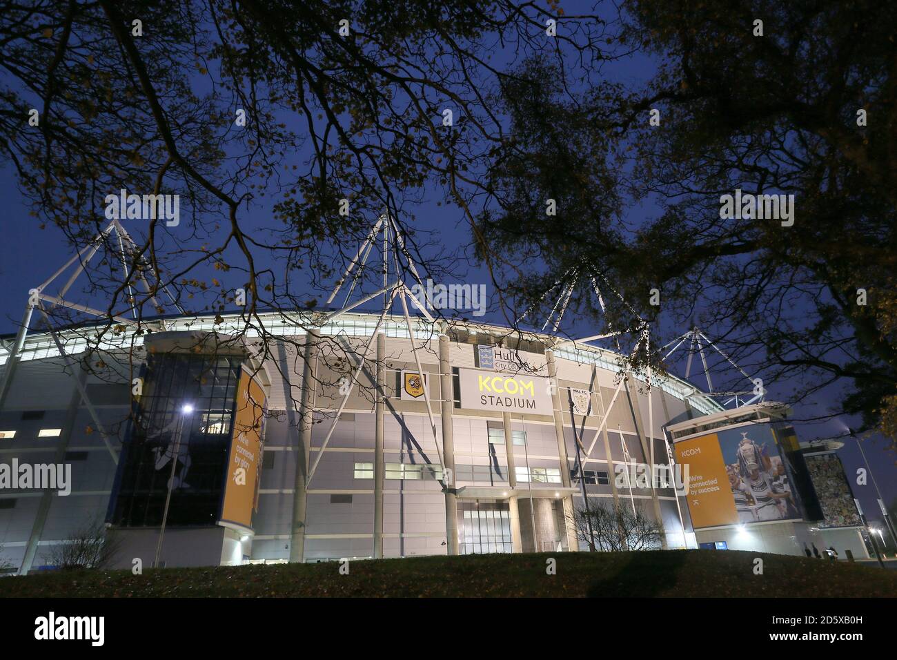 General view of Hull City's KCOM Stadium Stock Photo - Alamy