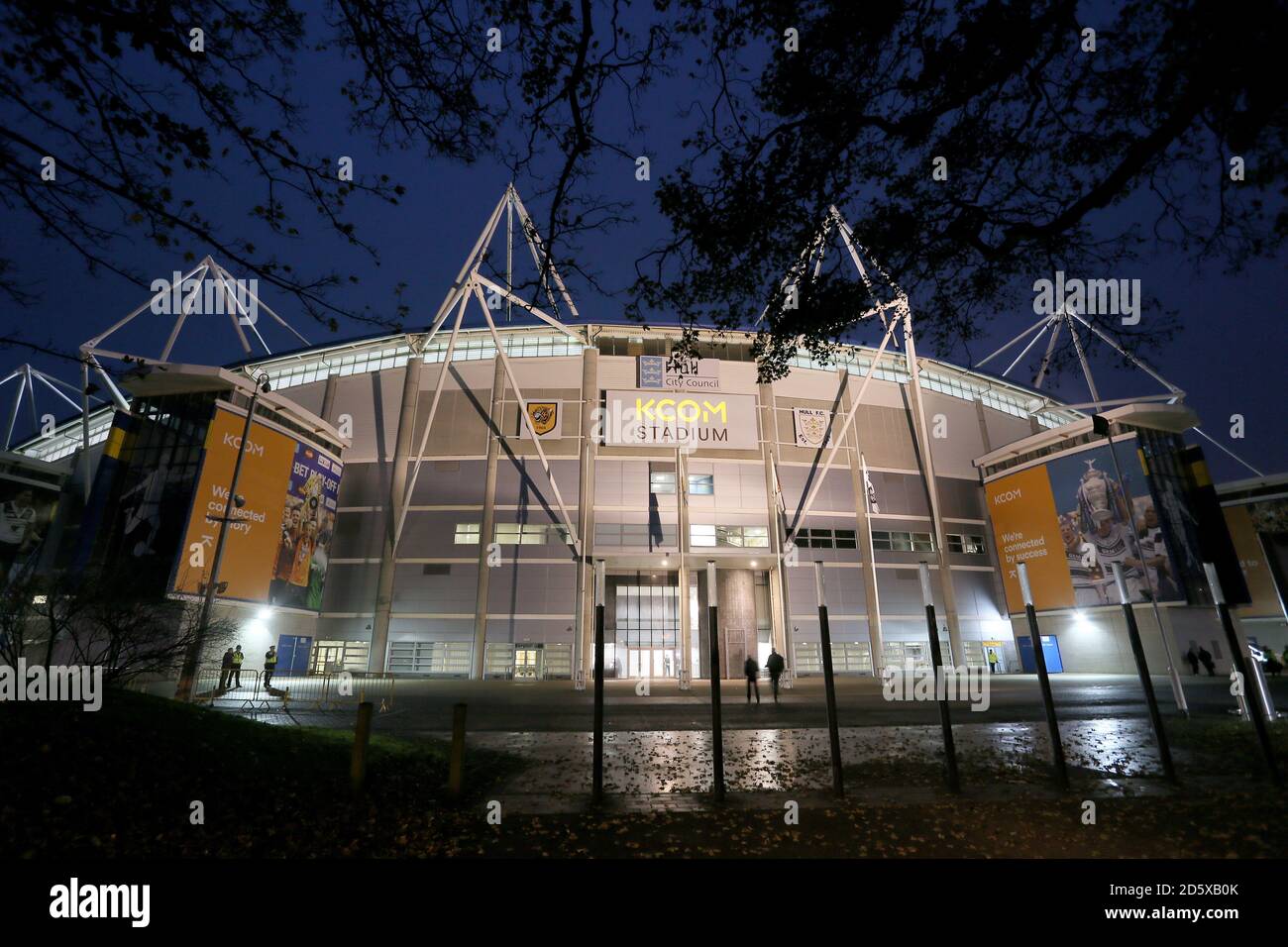 General view of Hull City's KCOM Stadium Stock Photo - Alamy