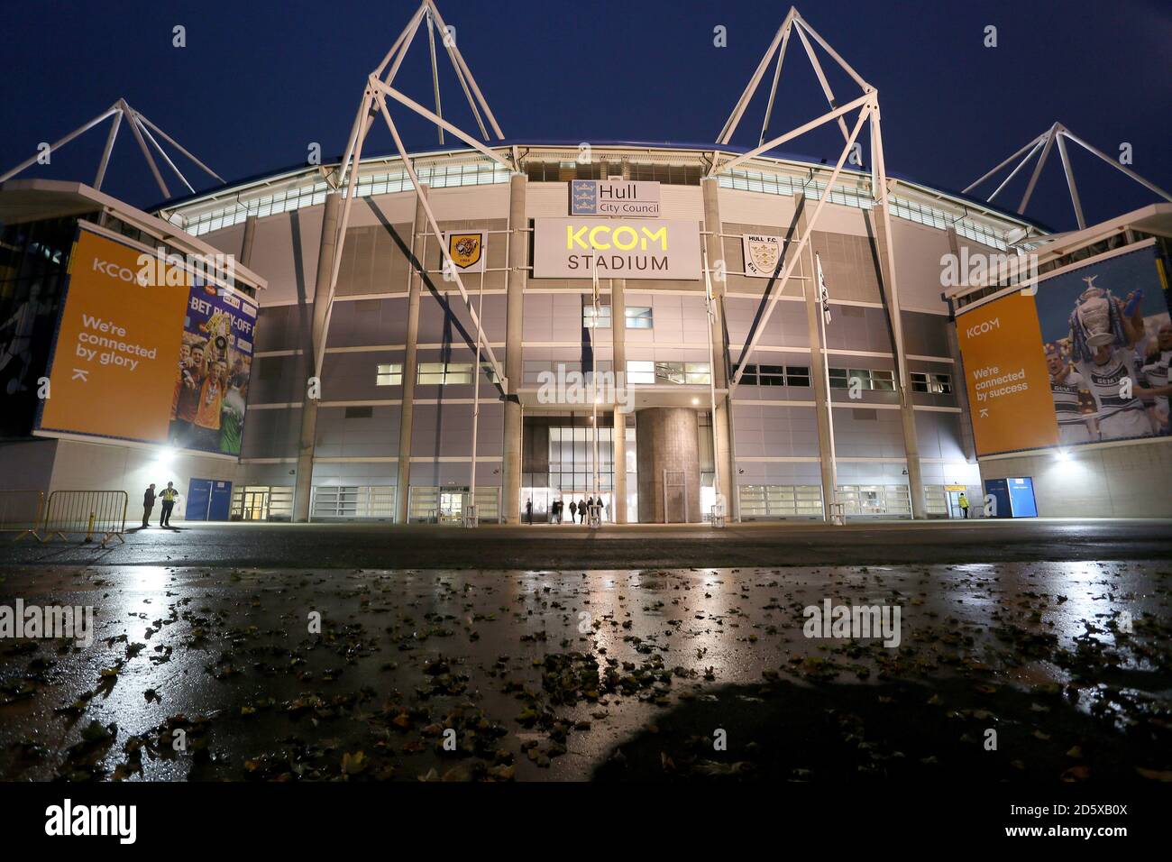 Hull City's KCOM Stadium Stock Photo - Alamy