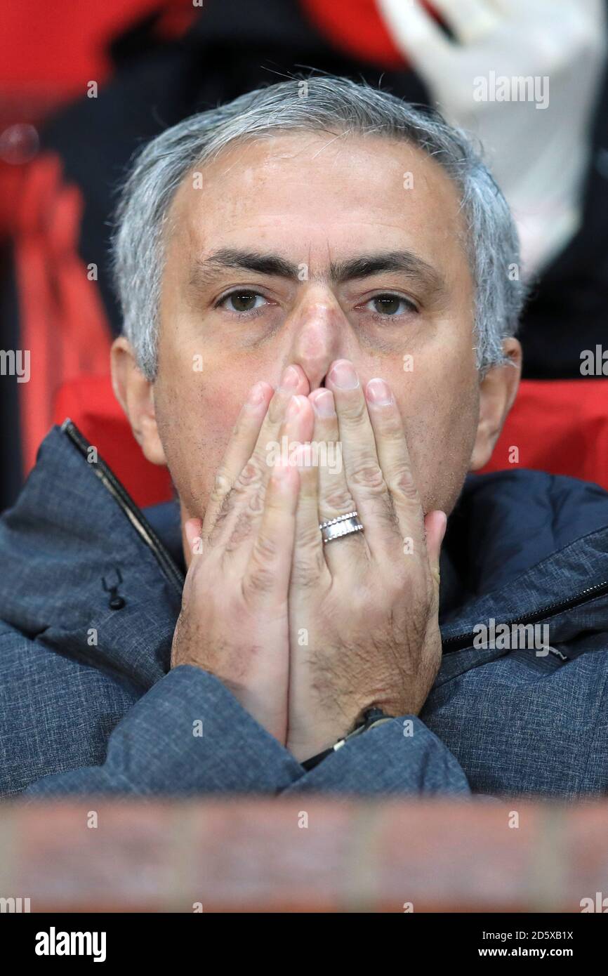 Manchester United manager Jose Mourinho Stock Photo - Alamy