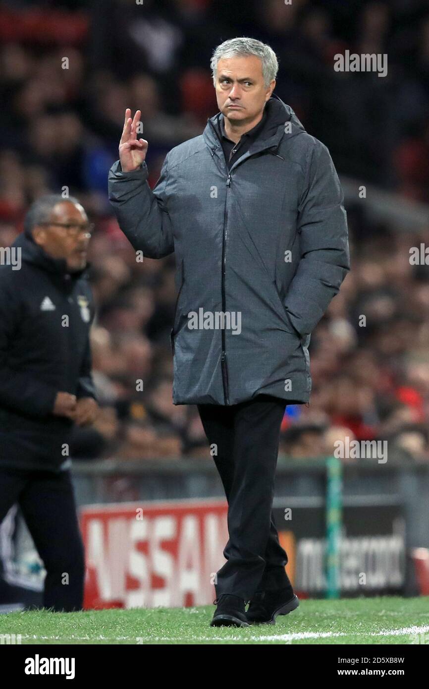 Manchester United manager Jose Mourinho Stock Photo - Alamy