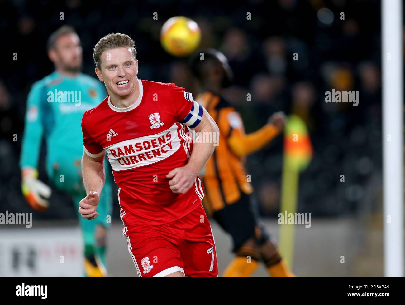 Middlesbrough's Grant Leadbitter celebrates his penalty to make it 1-3 ...