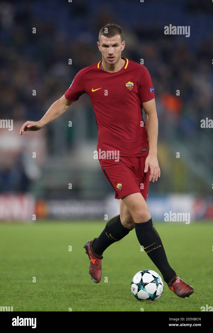 Roma's Edin Dzeko Stock Photo - Alamy