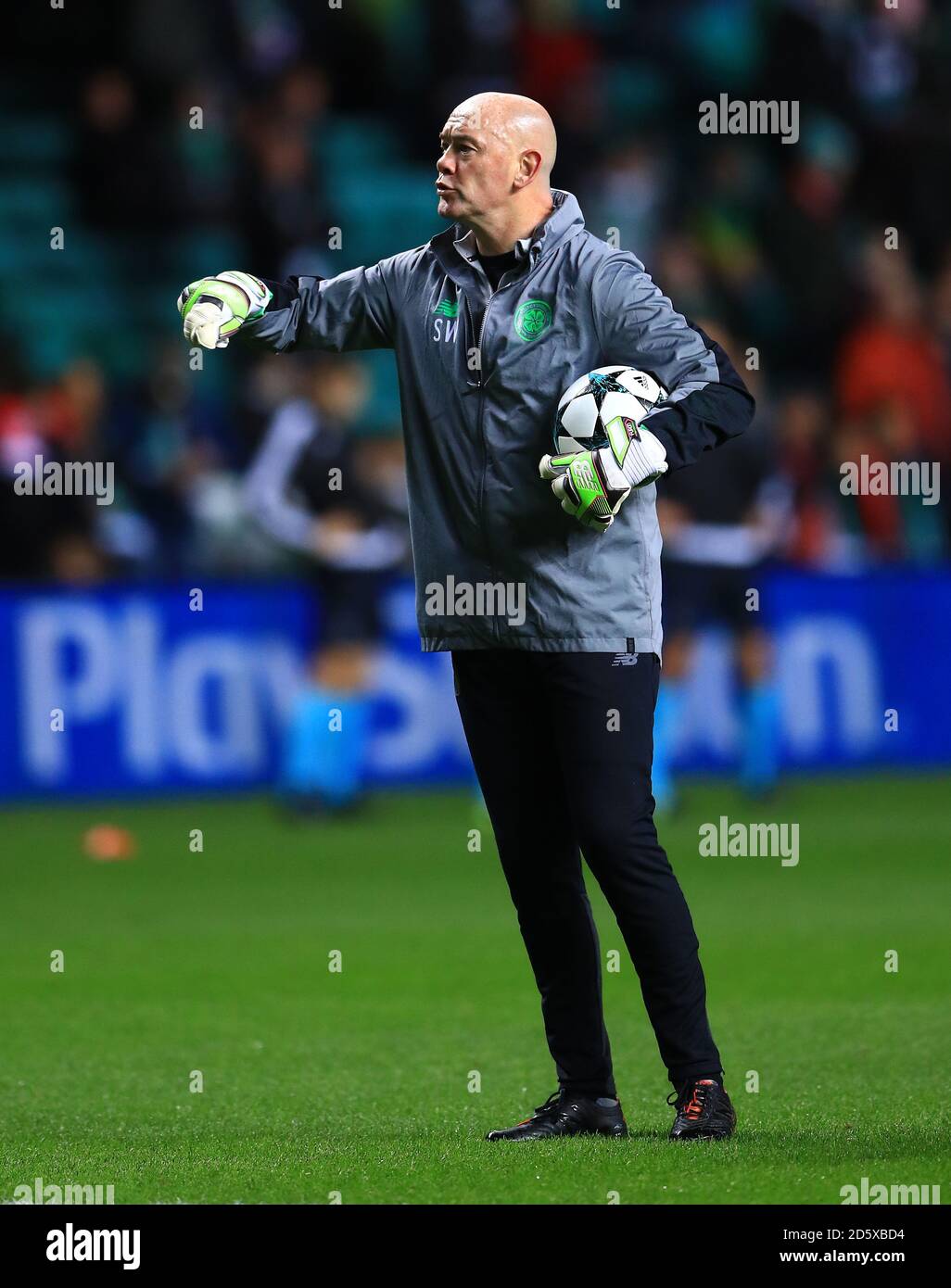 Celtic goalkeeper coach Stevie Woods Stock Photo - Alamy