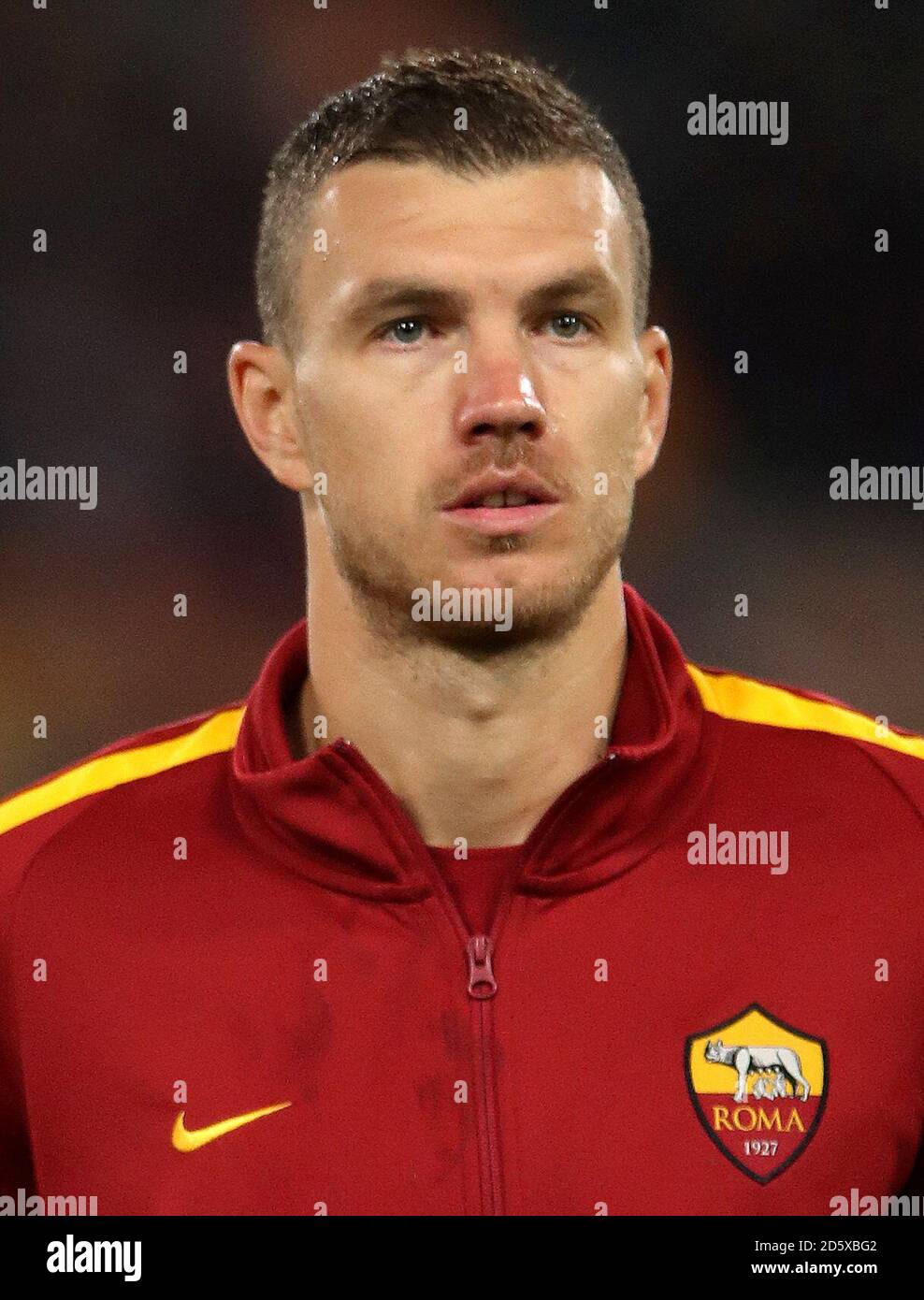 Roma's Edin Dzeko Stock Photo - Alamy