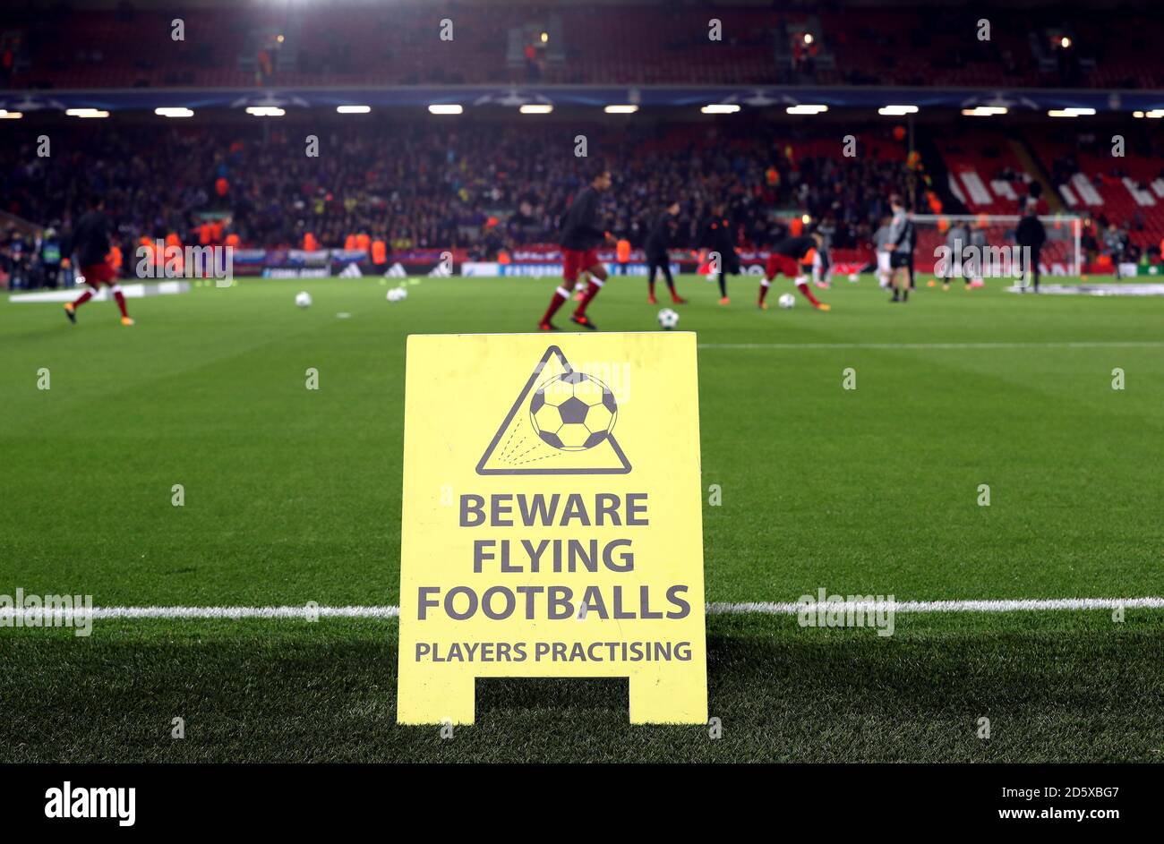 Beware flying footballs hi-res stock photography and images - Alamy