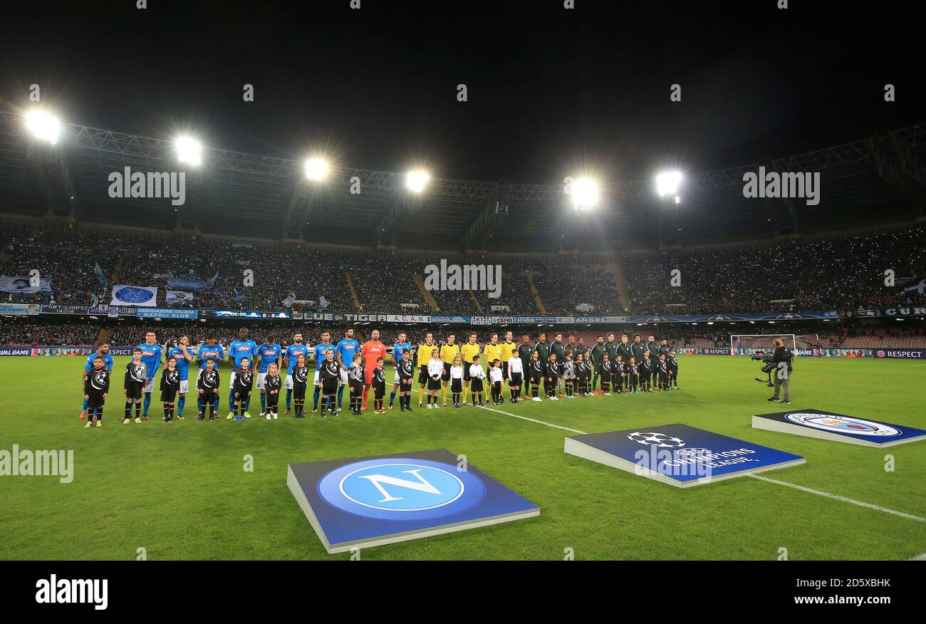 Line up of napoli hi-res stock photography and images - Alamy