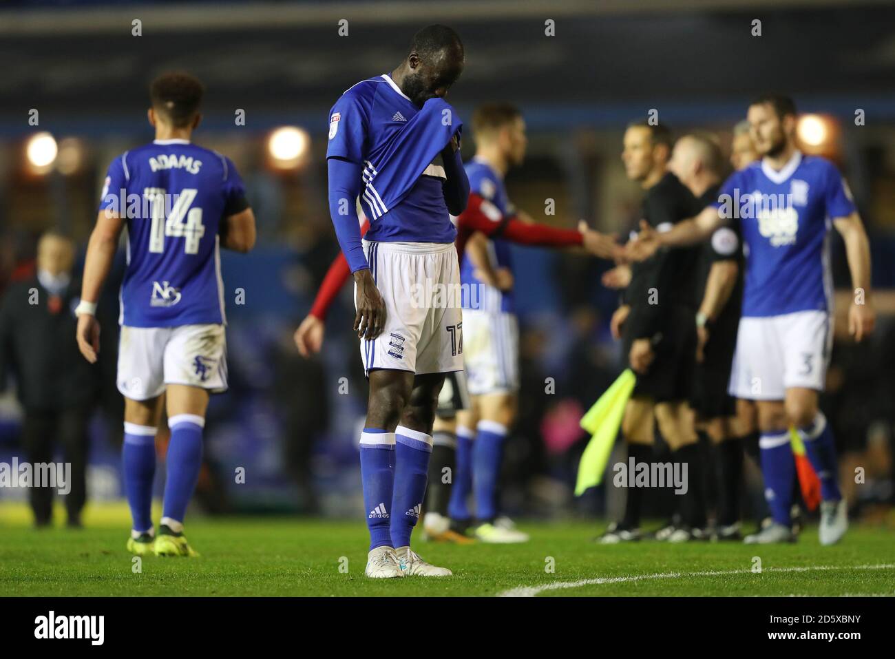 Birmingham City's Cheikh Ndoye at the final whistle Stock Photo - Alamy