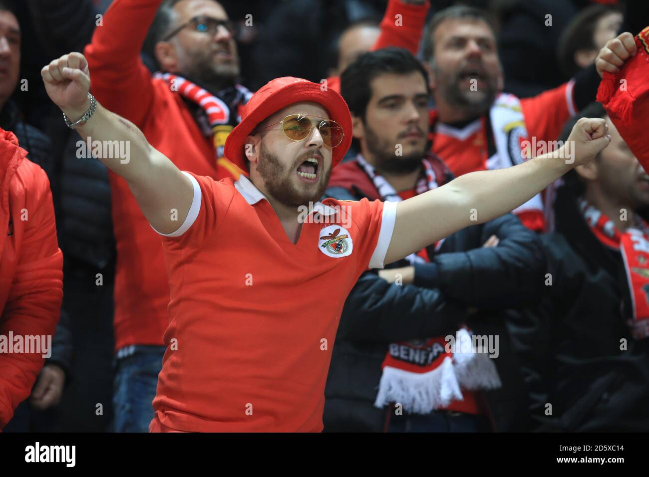 Benfica fans in stands hi-res stock photography and images - Alamy