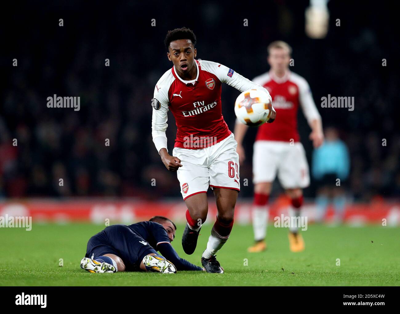 Arsenal's Joe Willock in action Stock Photo - Alamy