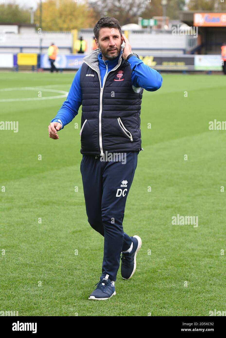 Danny Cowley, manager of Lincoln City prior to the game Stock Photo - Alamy