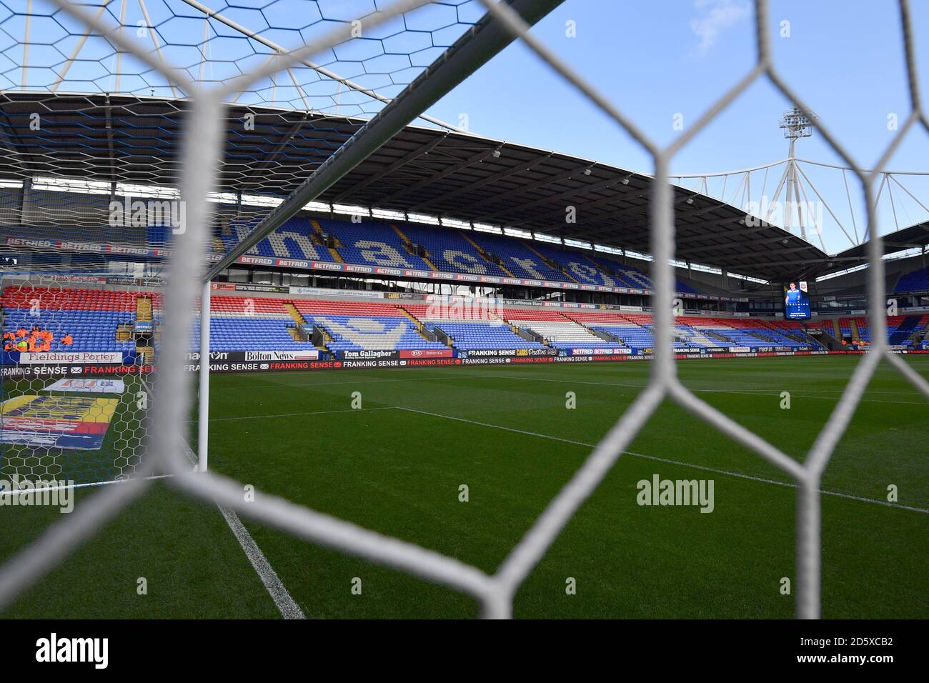 General view of the Macron Stadium Stock Photo - Alamy