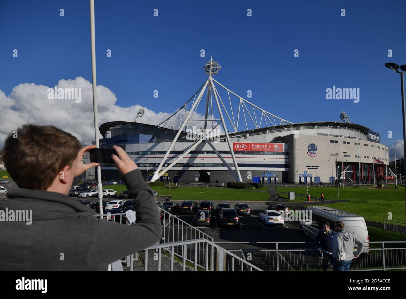 General view of the Macron Stadium Stock Photo - Alamy