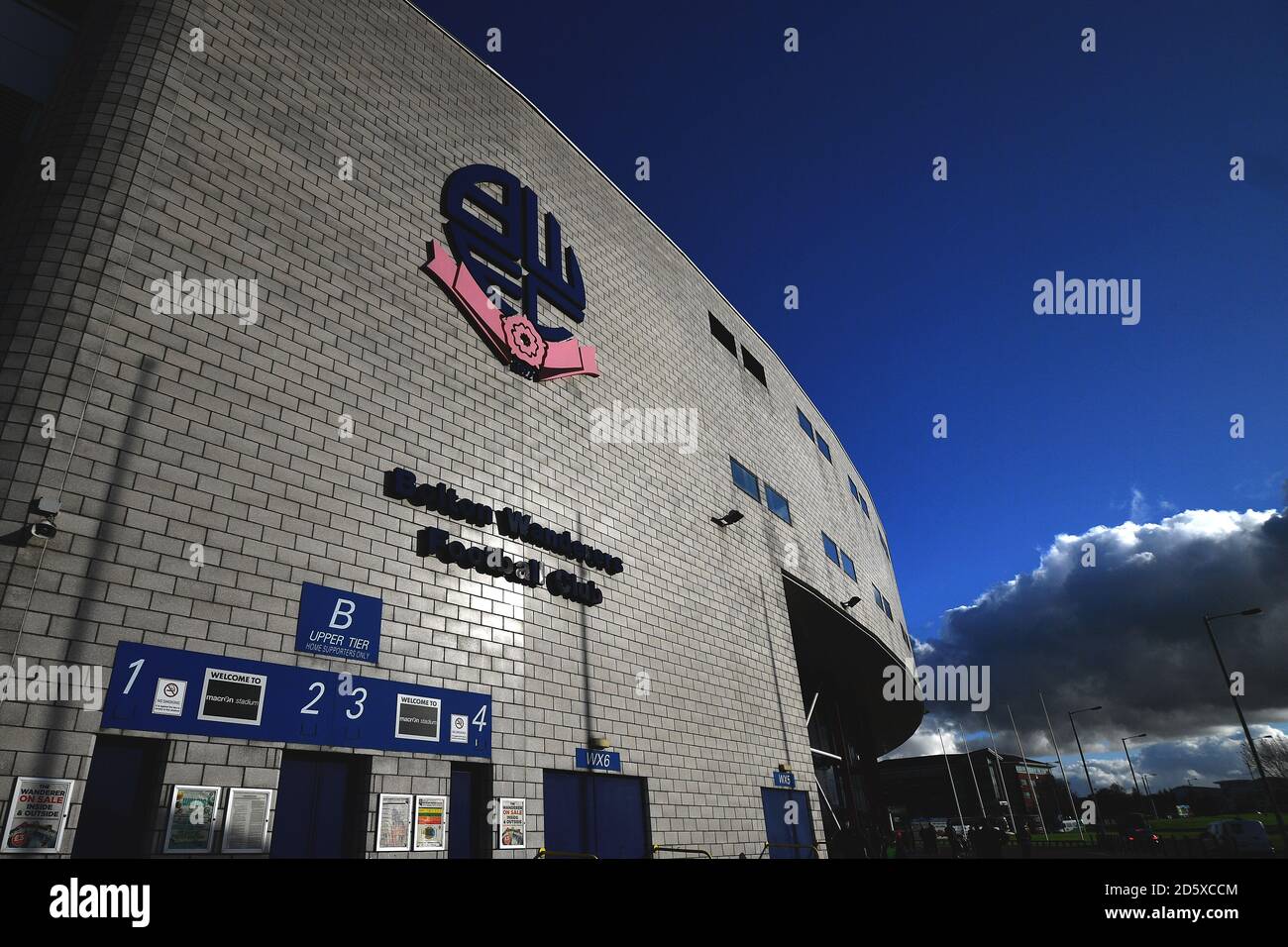 General view of the Macron Stadium Stock Photo - Alamy