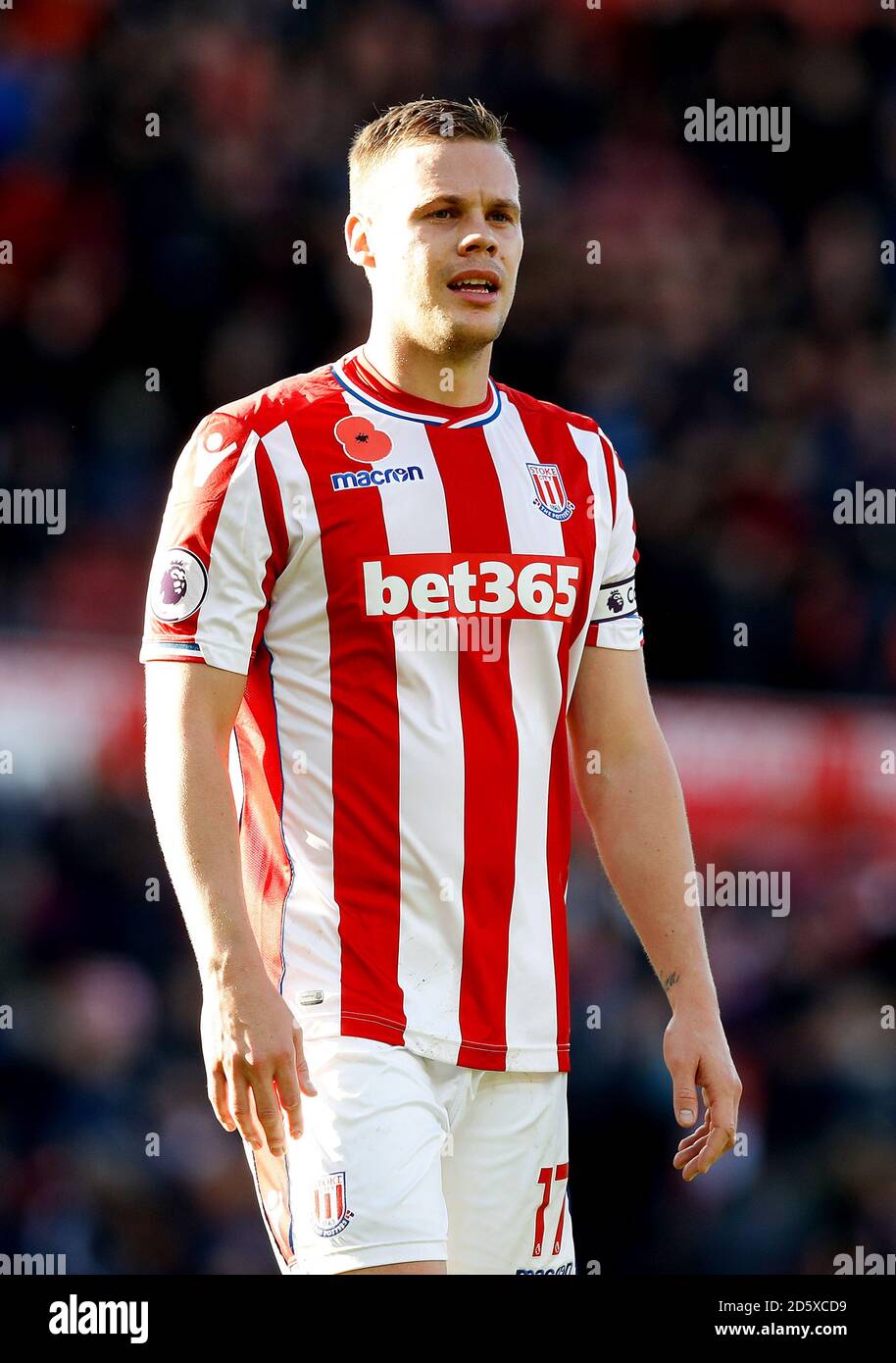 Stoke City's Ryan Shawcross Stock Photo - Alamy