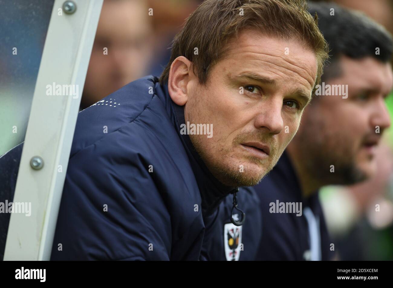 AFC Wimbledon's manager Neal Ardley Stock Photo - Alamy