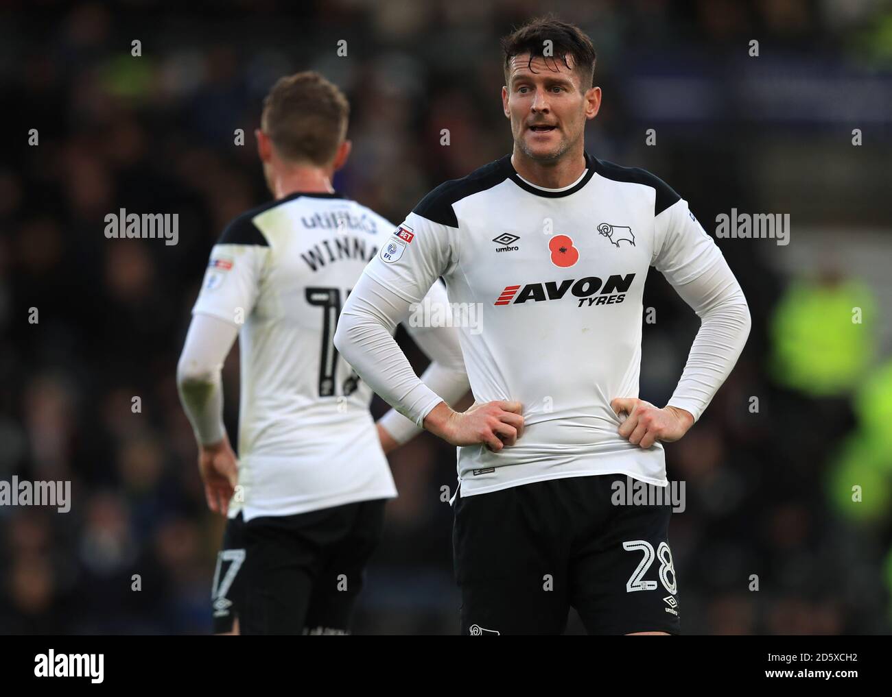 Derby County's David Nugent stands dejected Stock Photo - Alamy