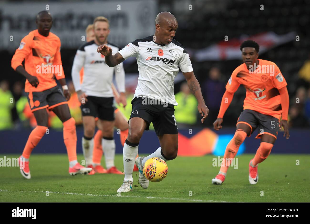 Derby County's Andre Wisdom in action Stock Photo - Alamy