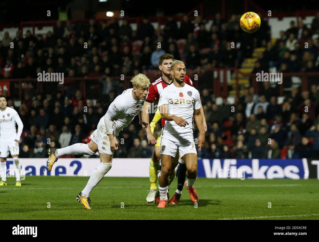 Leeds United's Ezgjan Alioski Scores their first goal Stock Photo - Alamy