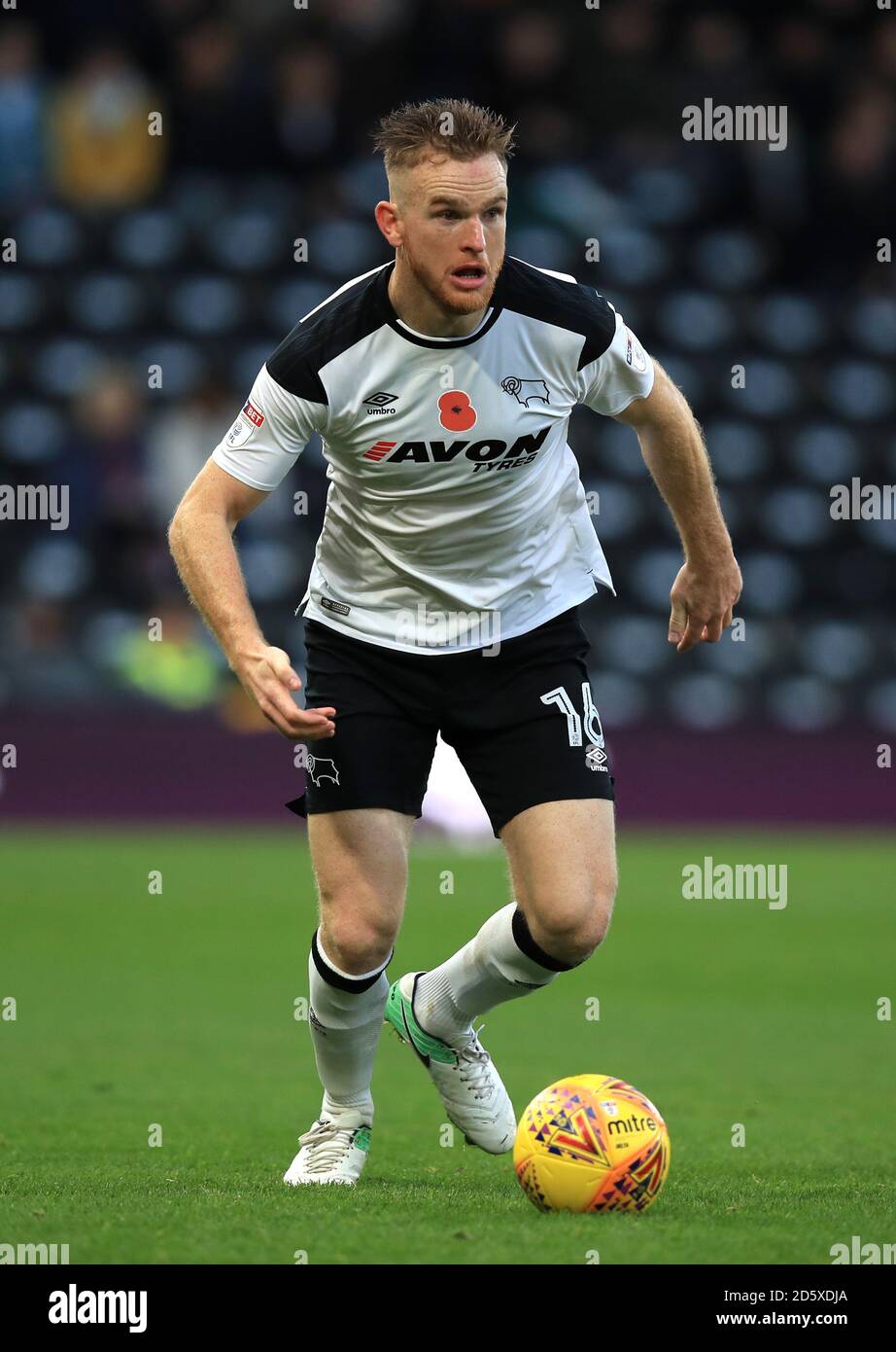 Derby County's Alex Pearce Stock Photo - Alamy