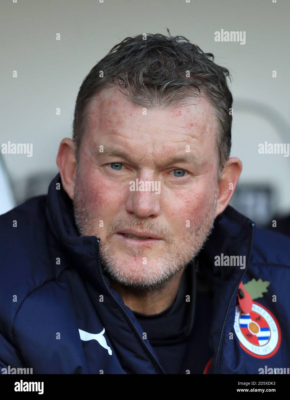 Reading goalkeeping coach Dave Beasant Stock Photo - Alamy