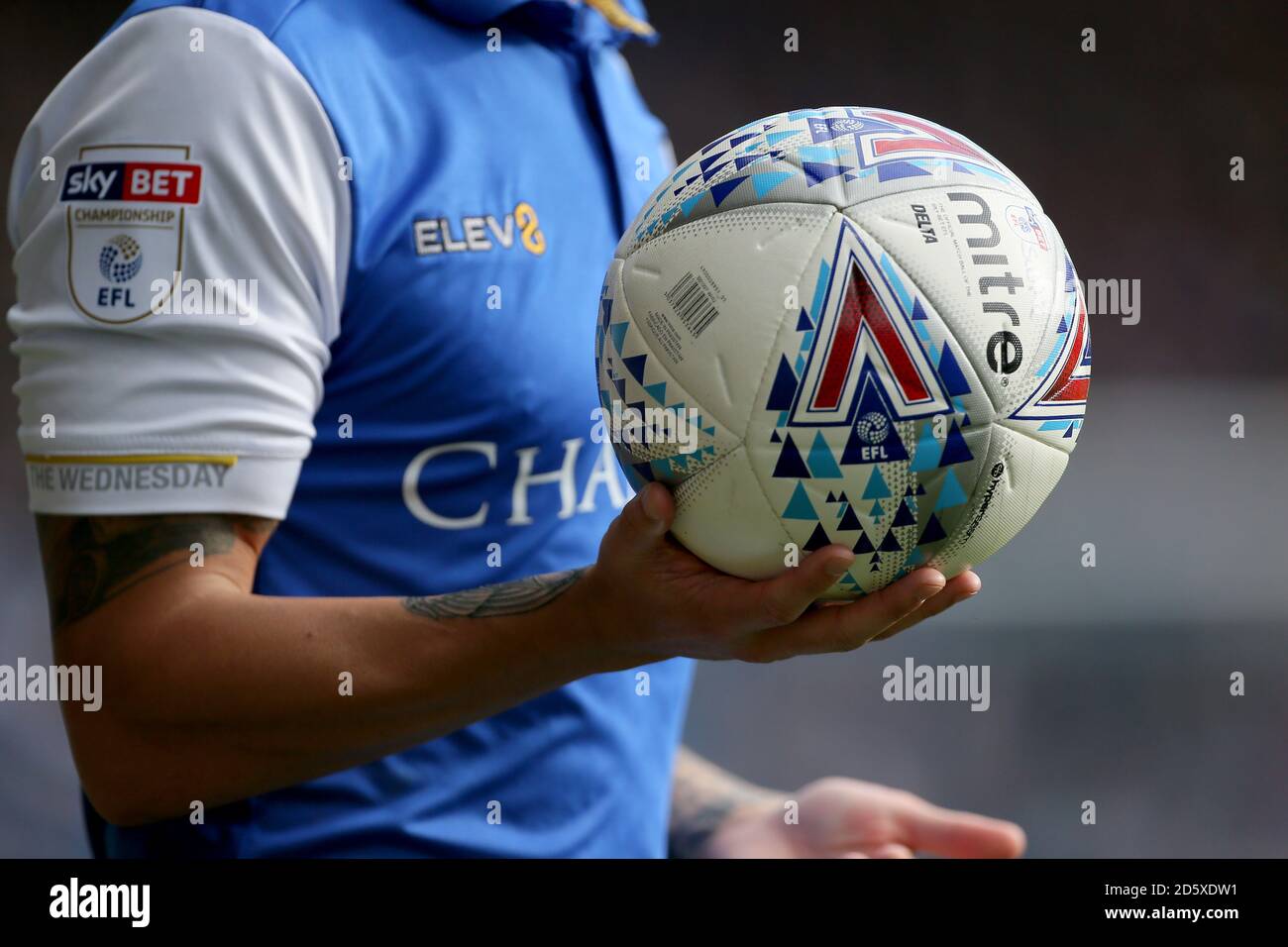A detail view of a mitre football Stock Photo - Alamy