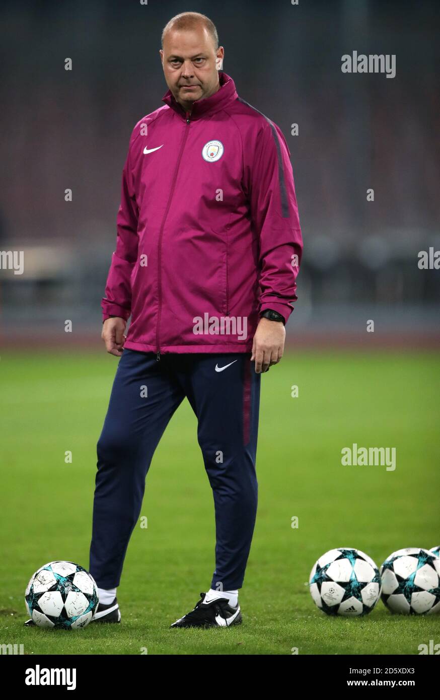 Manchester City coaching staff Rodolfo Borrell Stock Photo - Alamy
