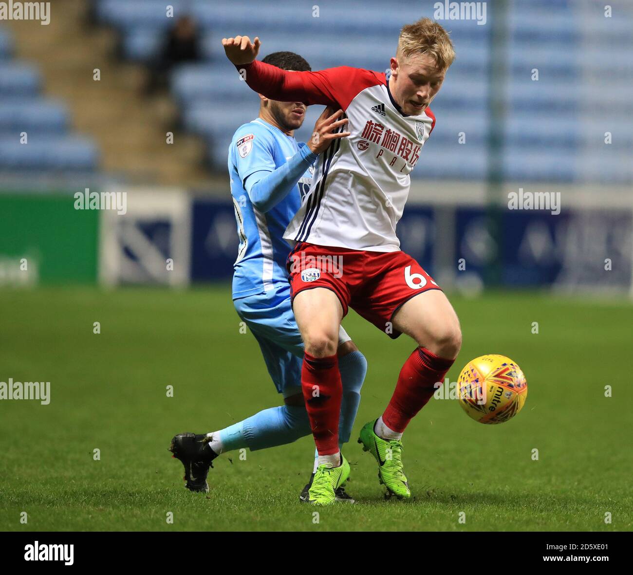 Coventry City's Devon Kelly-Evans and West Bromwich Albion's Nick ...