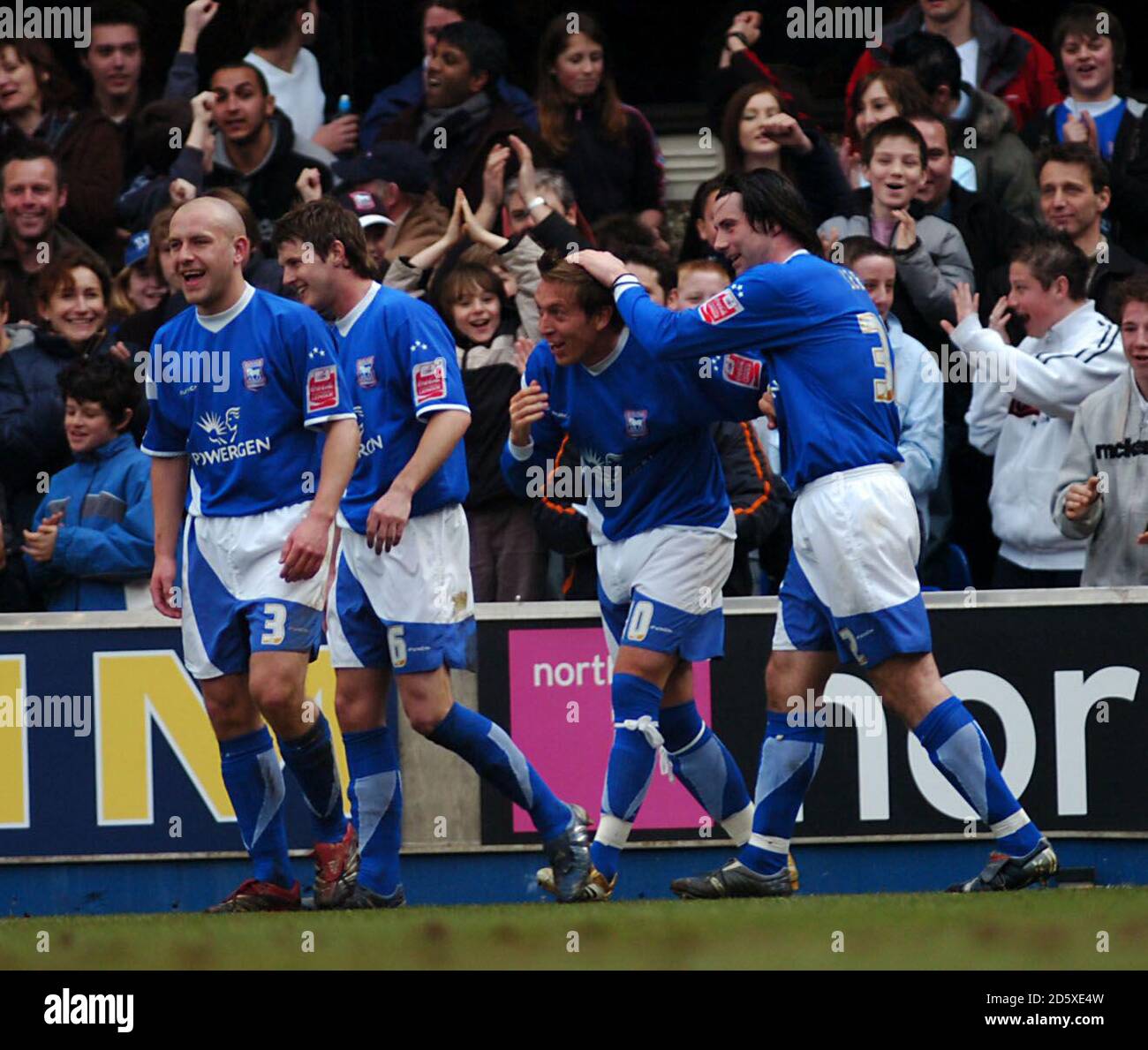 Ipswich Town's Darren Currie celebrates his goal Stock Photo - Alamy