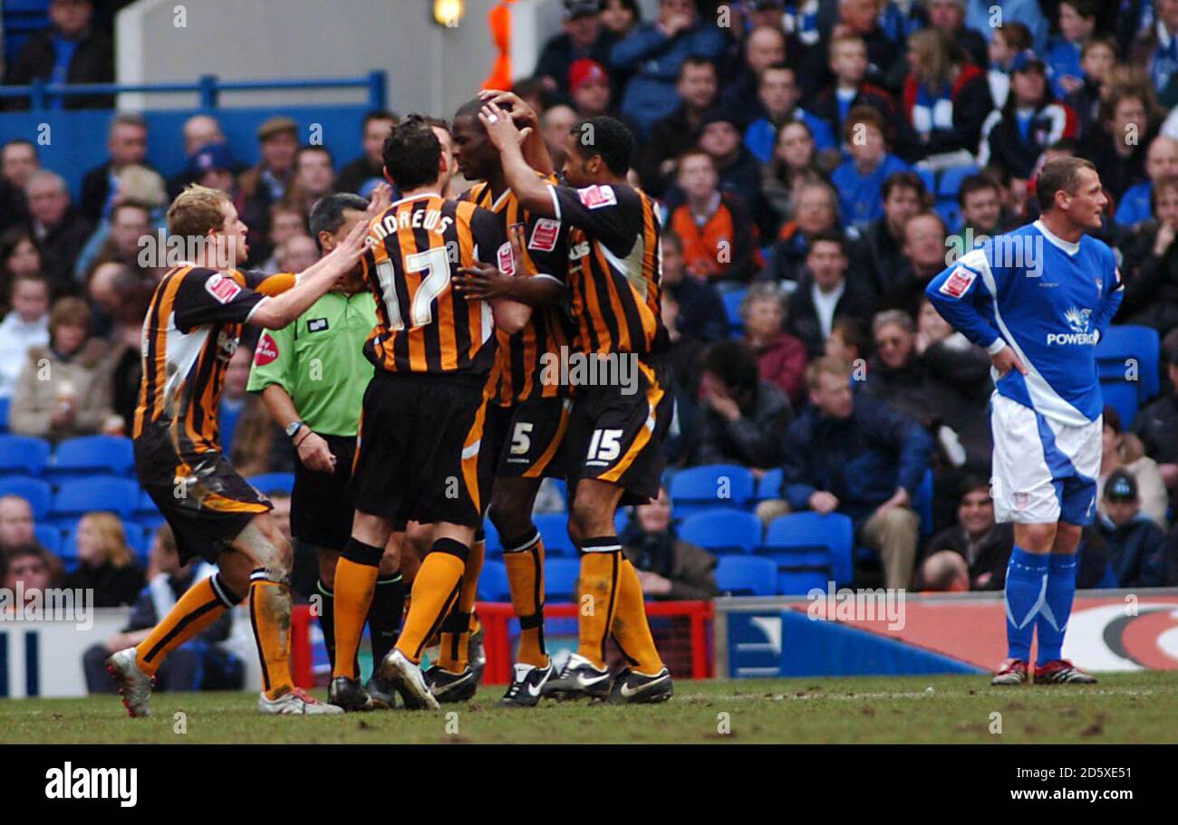 Hull City's Leon Cort celebrates his goal Stock Photo - Alamy