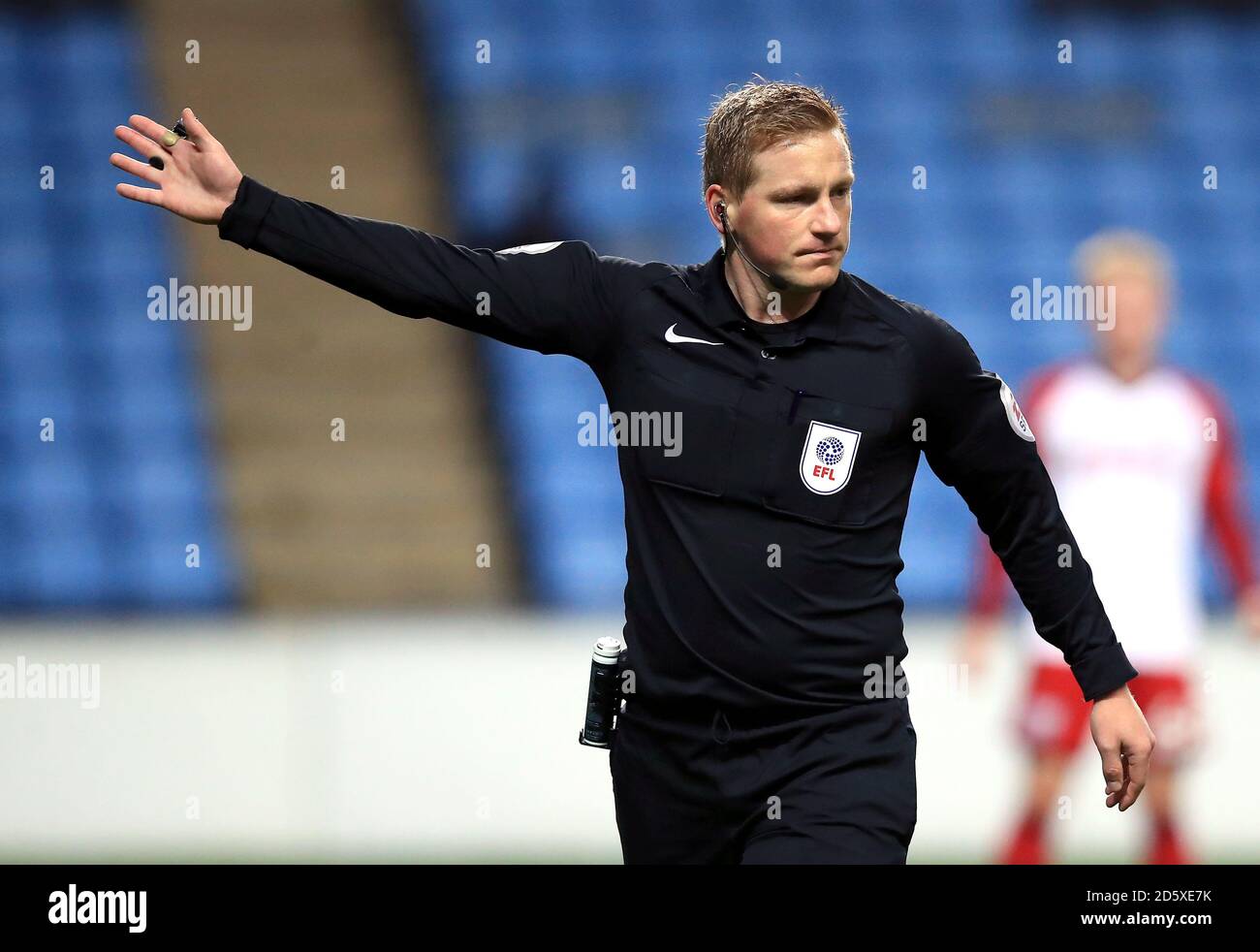 Match referee John Busby Stock Photo - Alamy