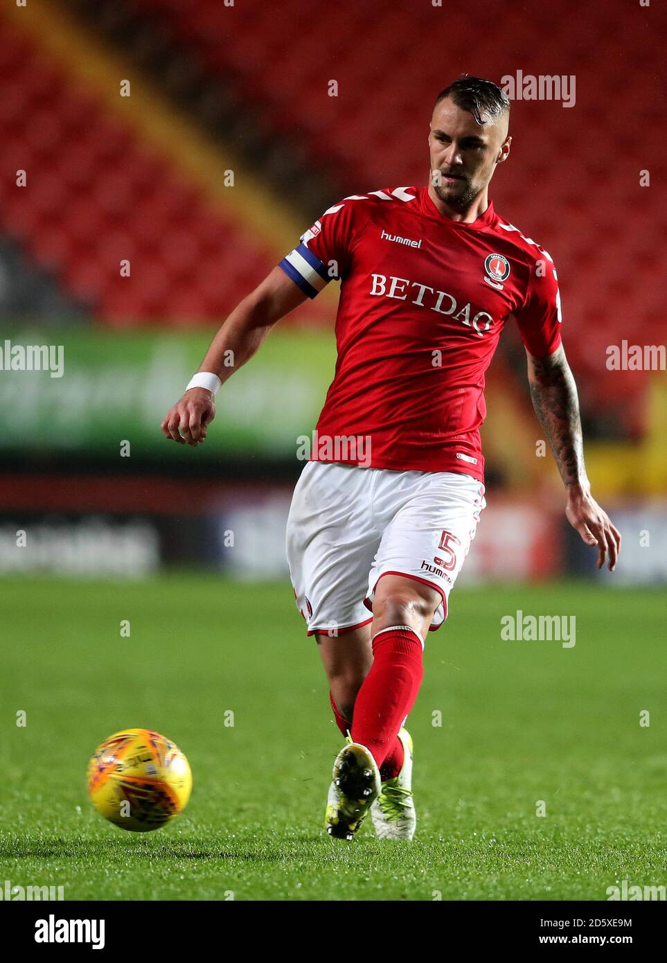Charlton Athletic's Patrick Bauer Stock Photo - Alamy