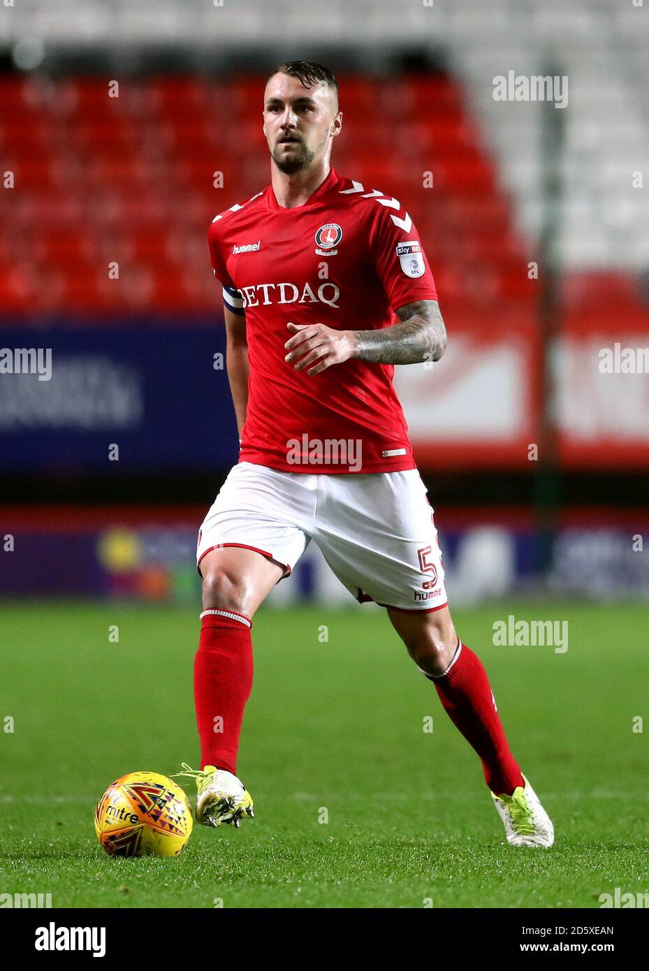 Charlton Athletic's Patrick Bauer Stock Photo - Alamy