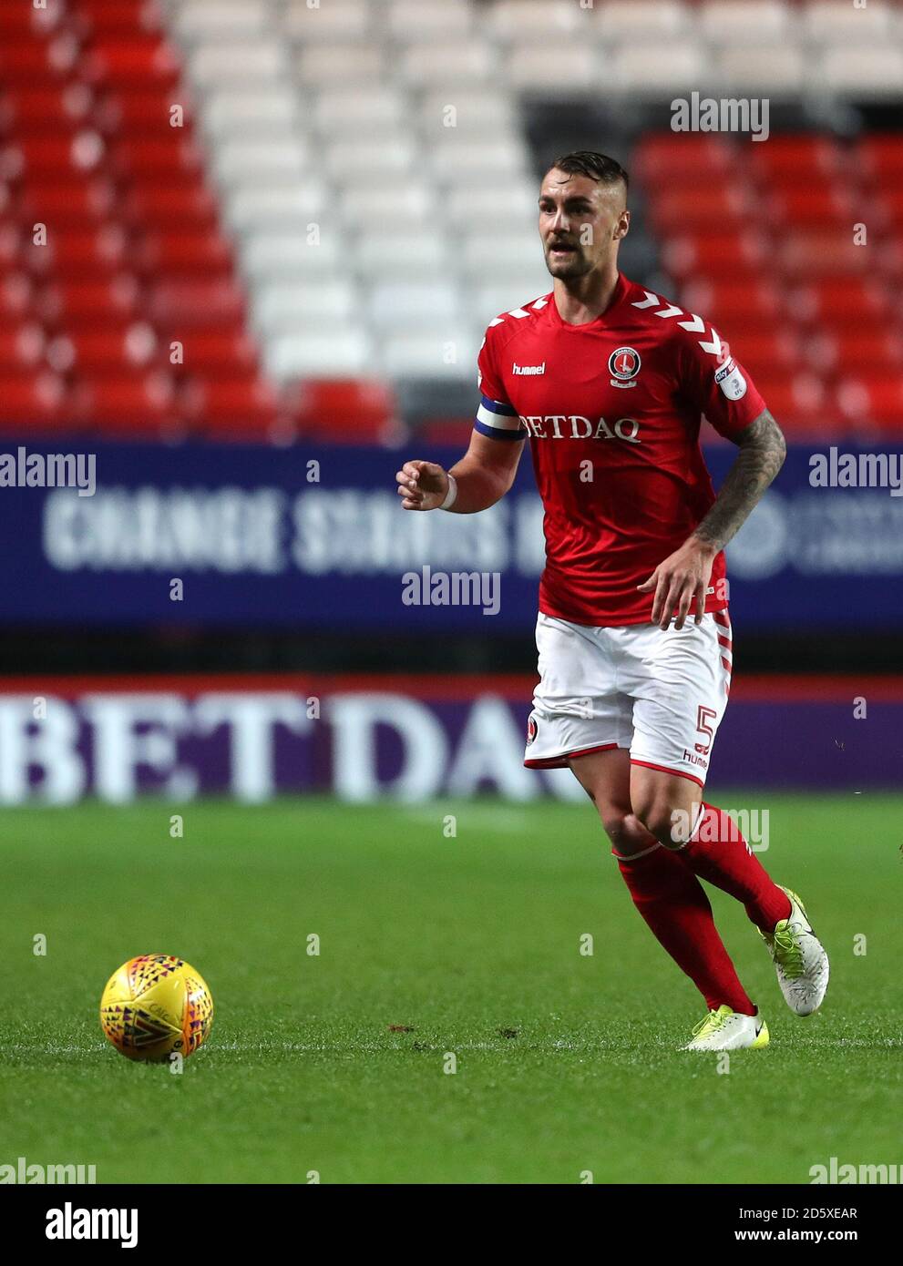 Charlton Athletic's Patrick Bauer Stock Photo - Alamy