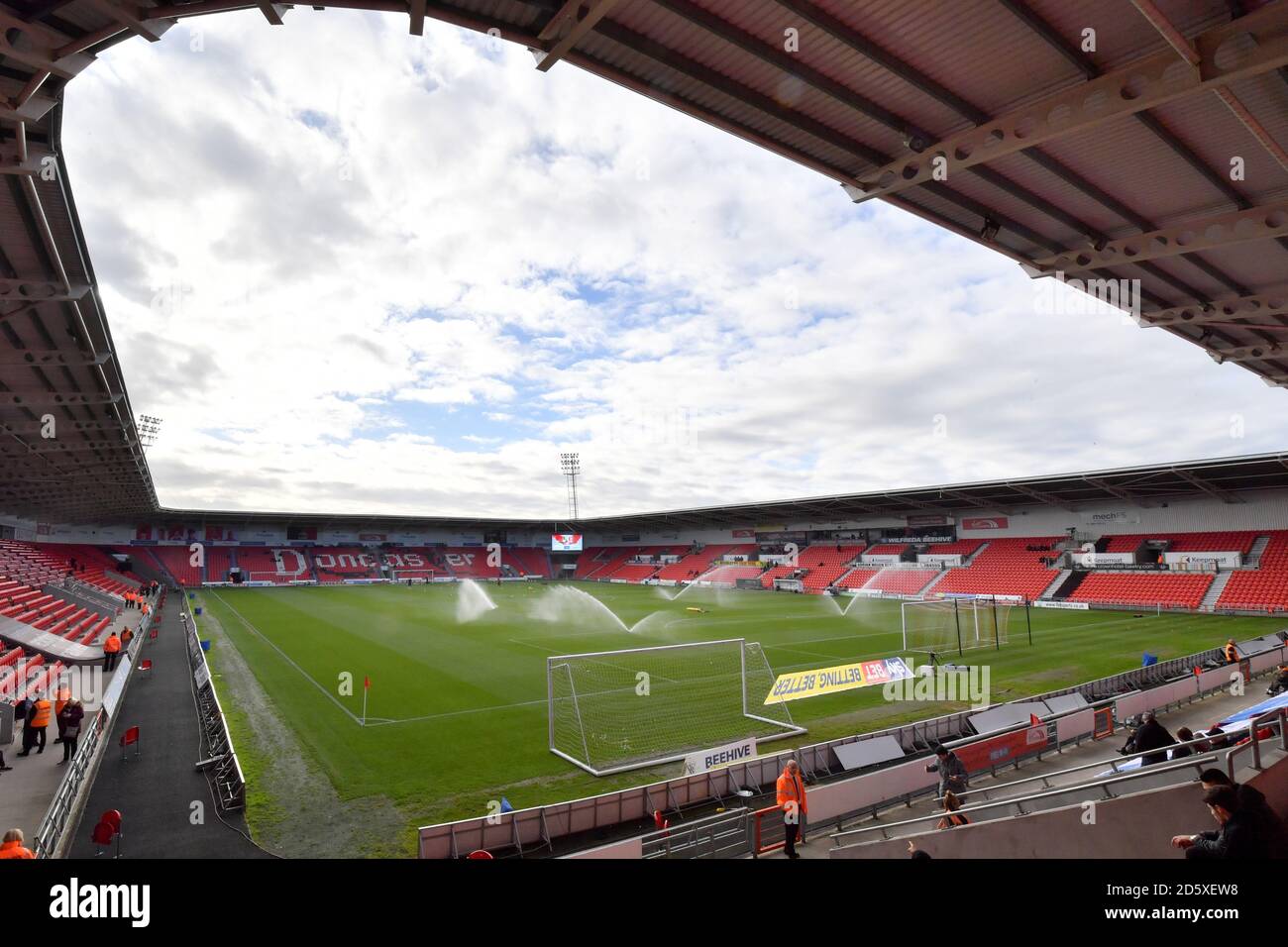 General view of the Keepmoat Stadium Stock Photo - Alamy