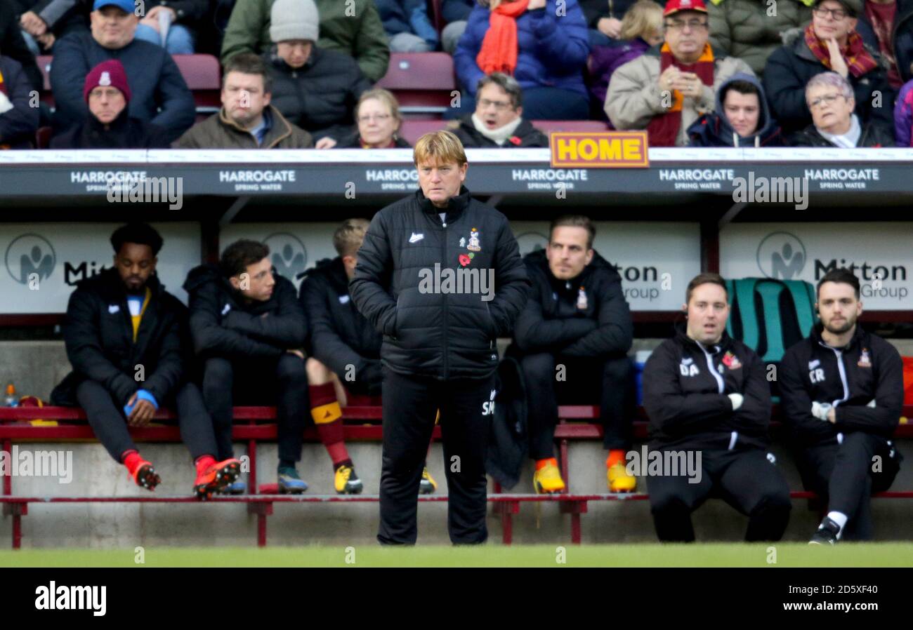 Bradford City manager, Stuart McCall Stock Photo - Alamy