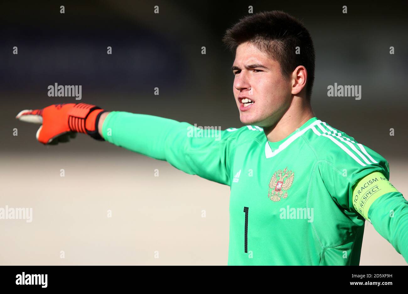 Russia goalkeeper Sergei Eshchenko Stock Photo - Alamy