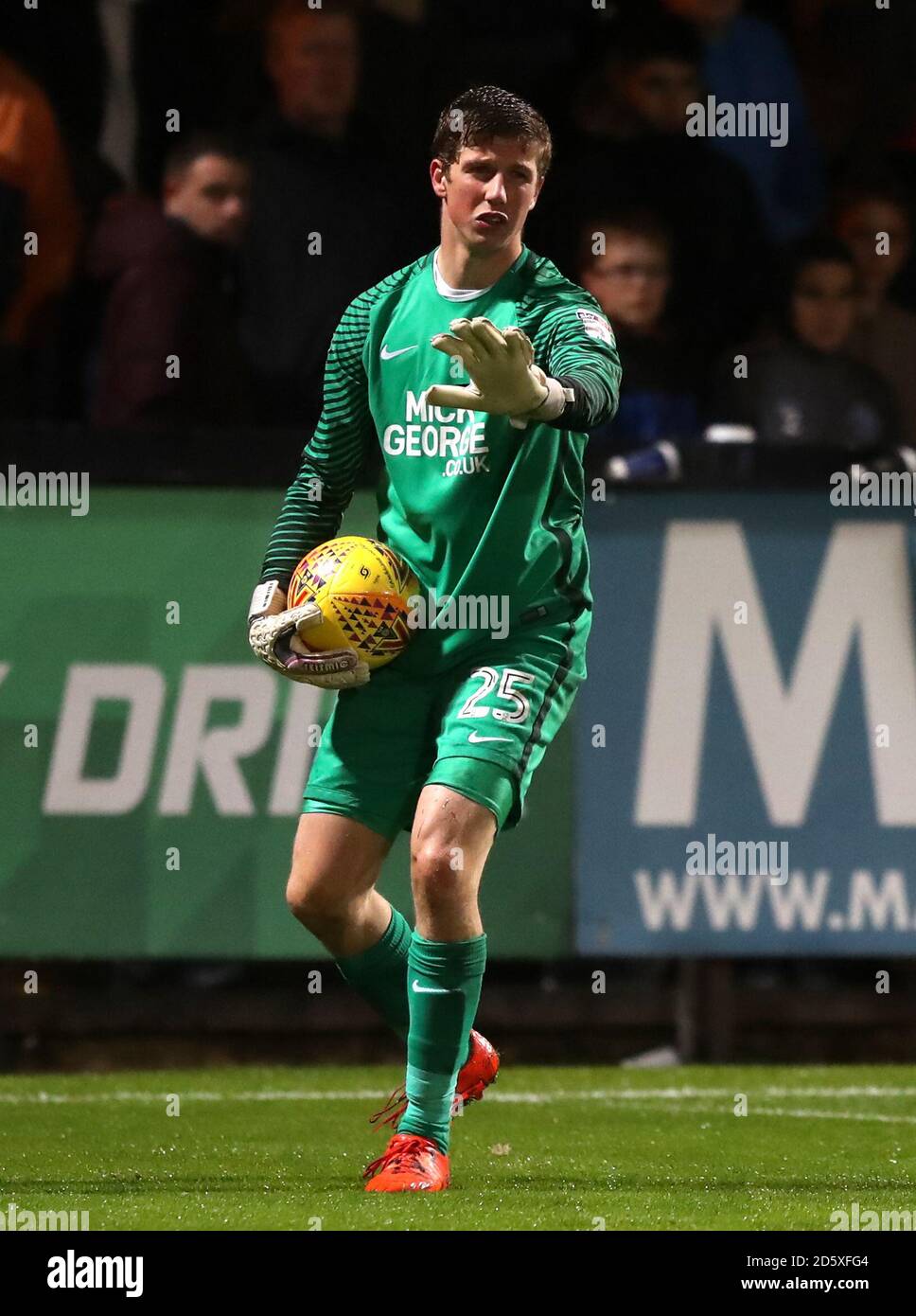 Peterborough United goalkeeper Conor O'Malley Stock Photo - Alamy