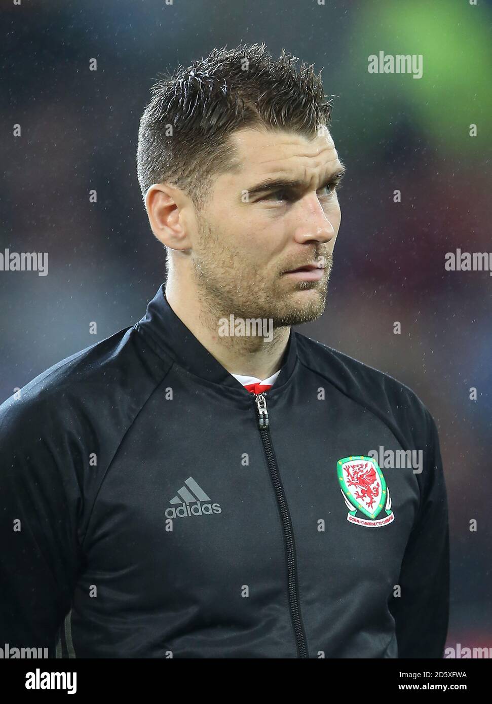 Wales' Sam Vokes Stock Photo - Alamy