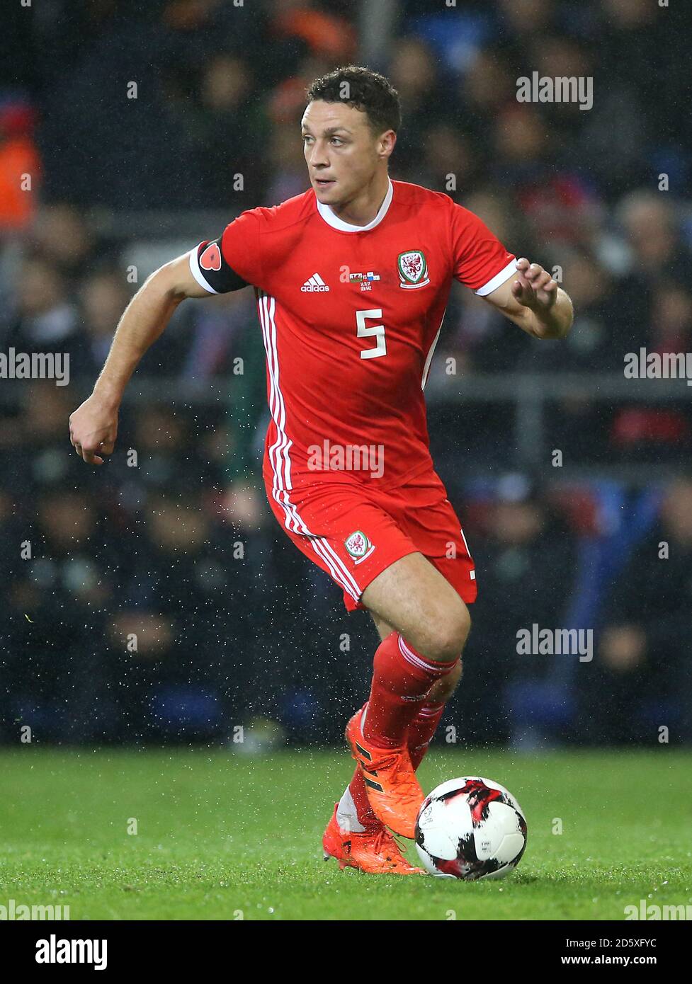 Wales' James Chester Stock Photo - Alamy