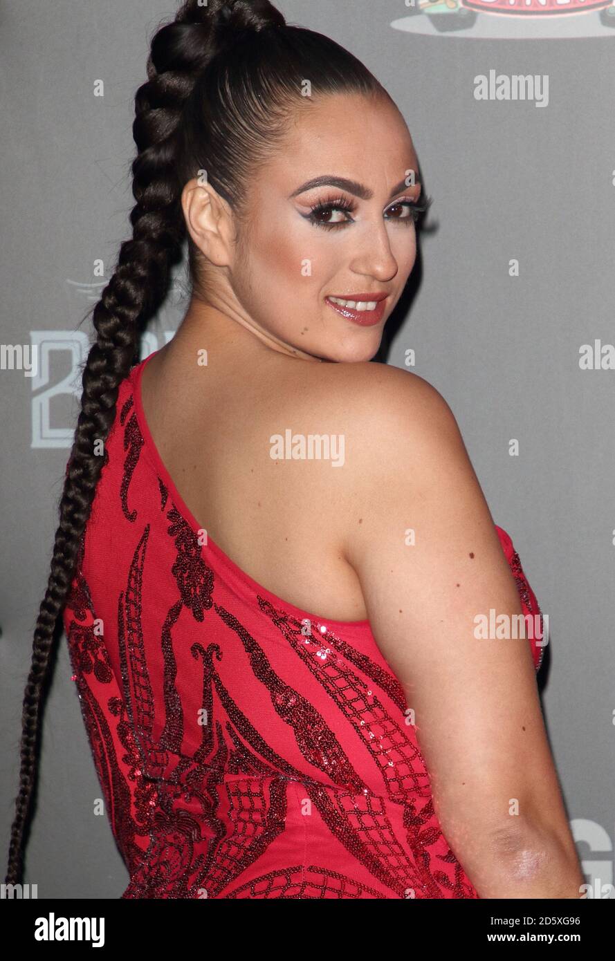 London, UK. Amel Rachedi at Tulleys Haunted Drive-In Cinema VIP night ...