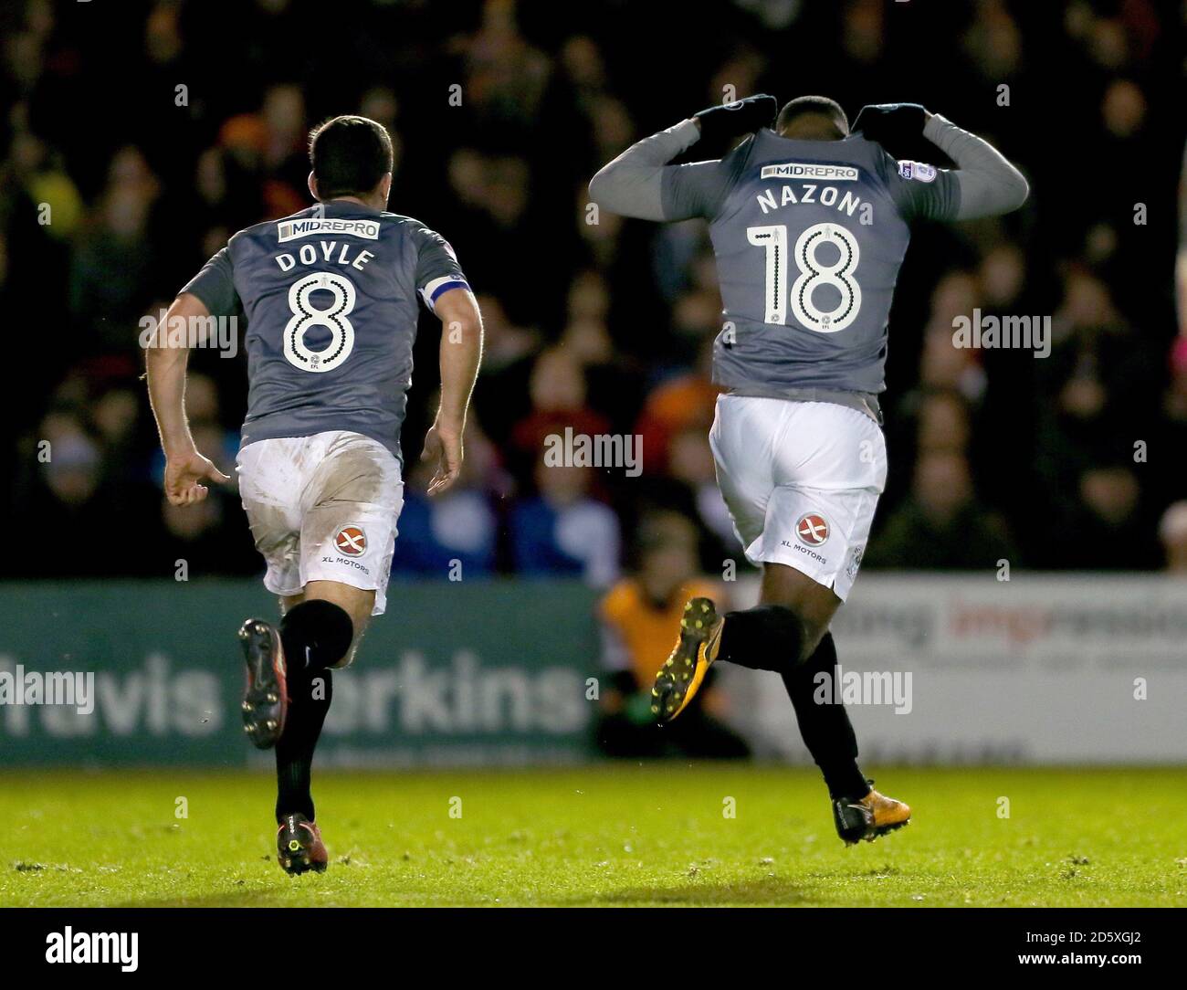 Coventry City's Duckens Nazon celebrates Stock Photo - Alamy
