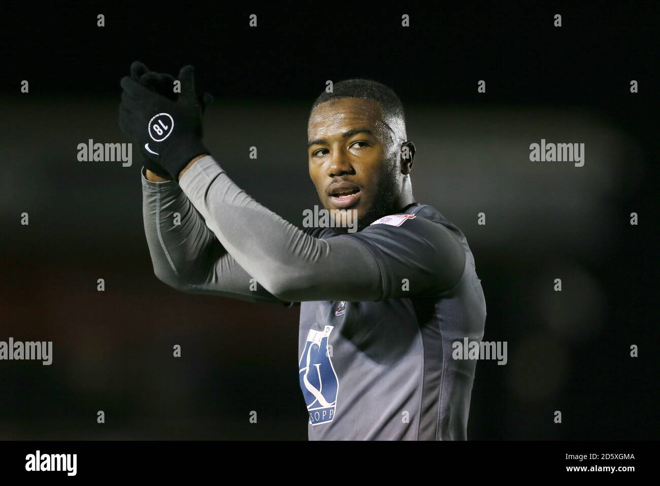Coventry City's Duckens Nazon celebrates after the win Stock Photo - Alamy