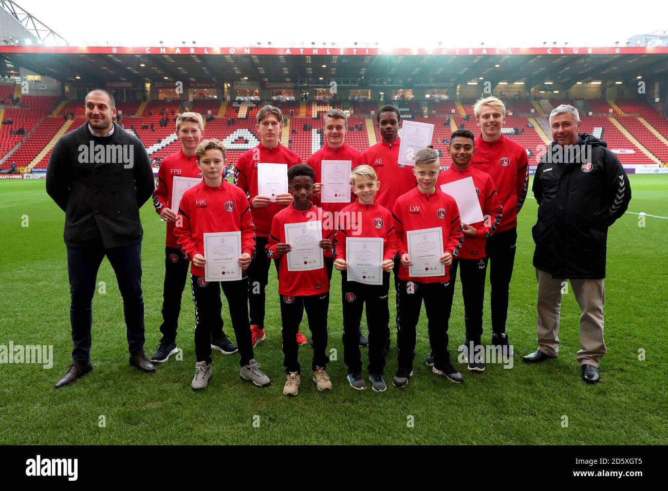 Academy players presentation Stock Photo - Alamy
