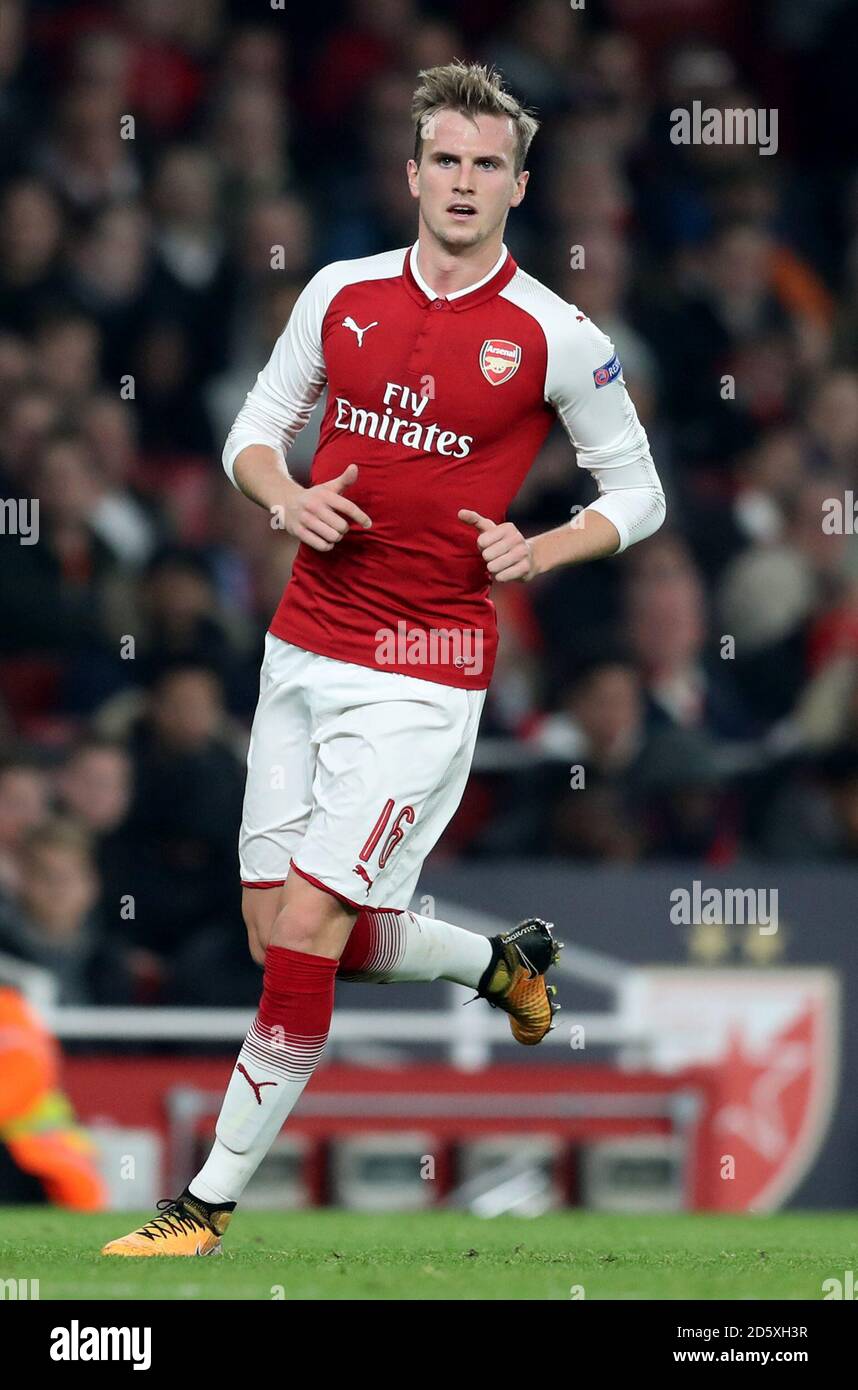 Arsenal's Rob Holding Stock Photo - Alamy