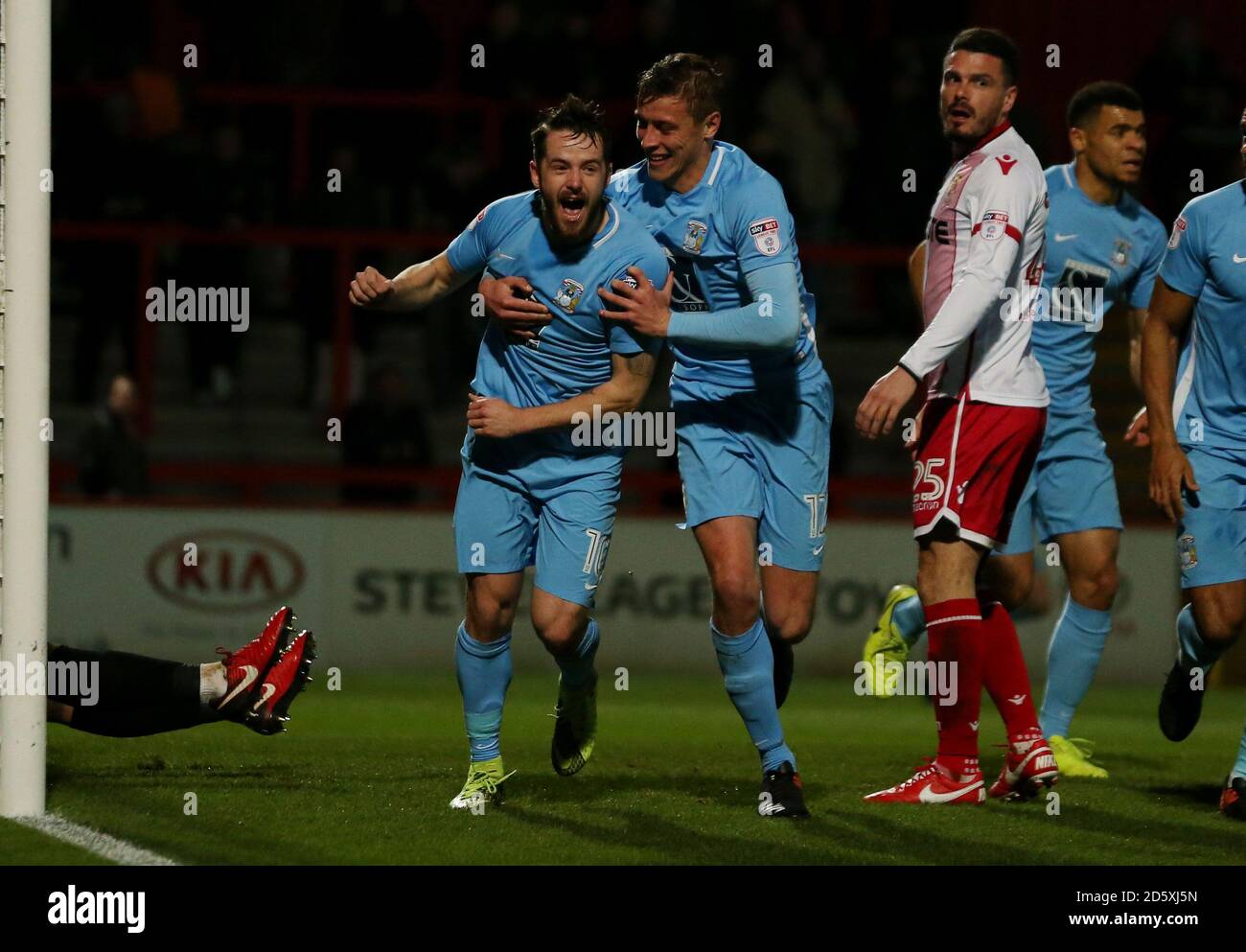 Coventry City's Marc McNulty celebrates scoring their first goal Stock ...