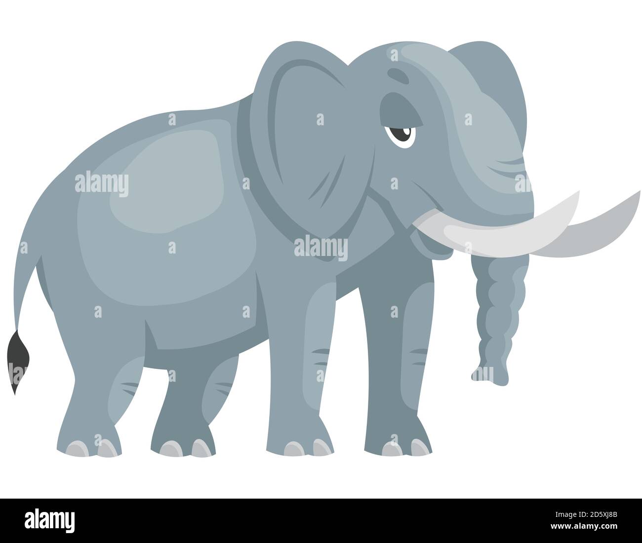 African Elephant Cartoon